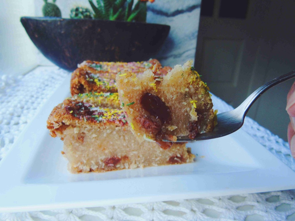 Cassava Coconut Cake - Surinamese Bojo - the indigo kitchen