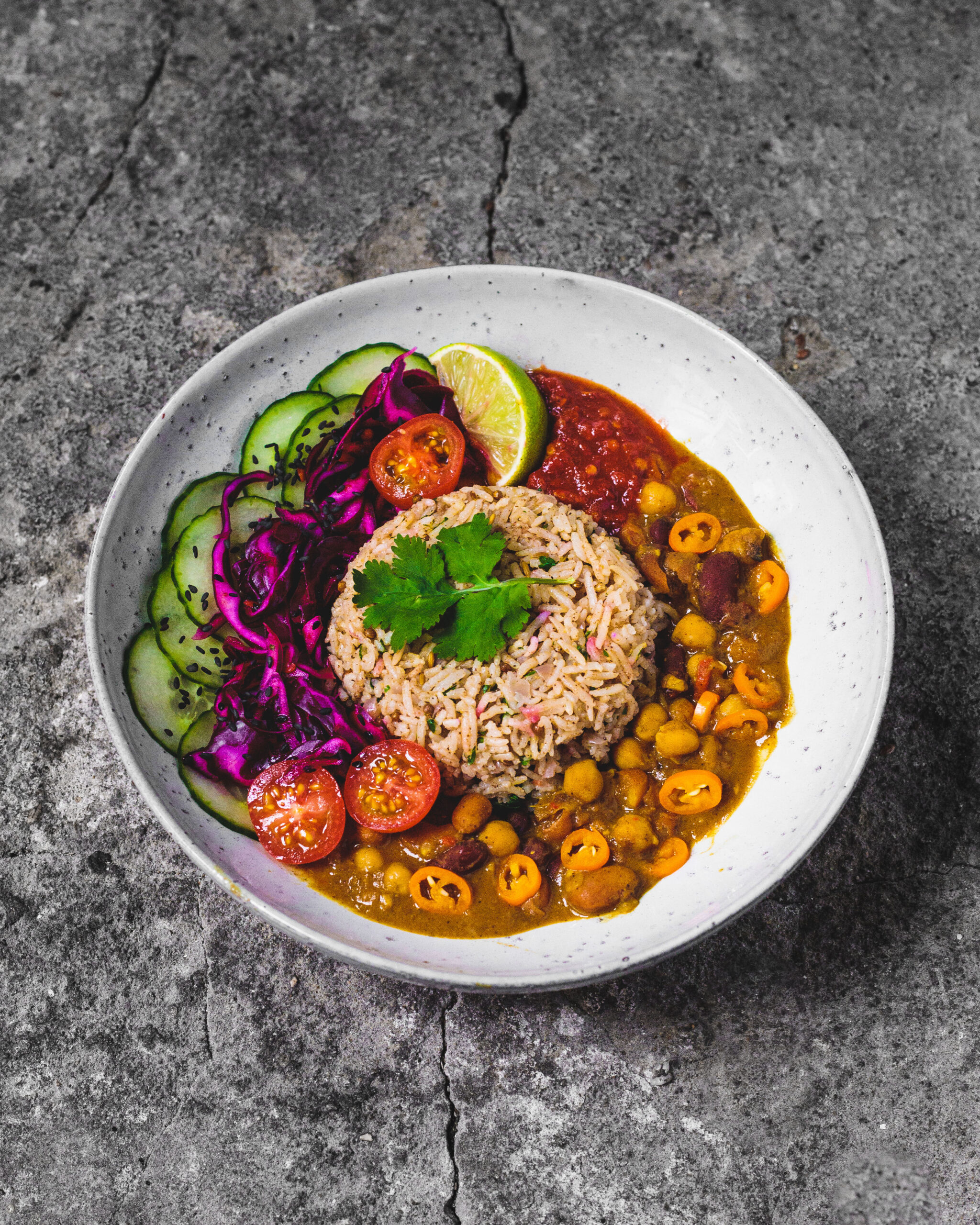 Indigo Bowl #2 - Three Bean Stew - the indigo kitchen