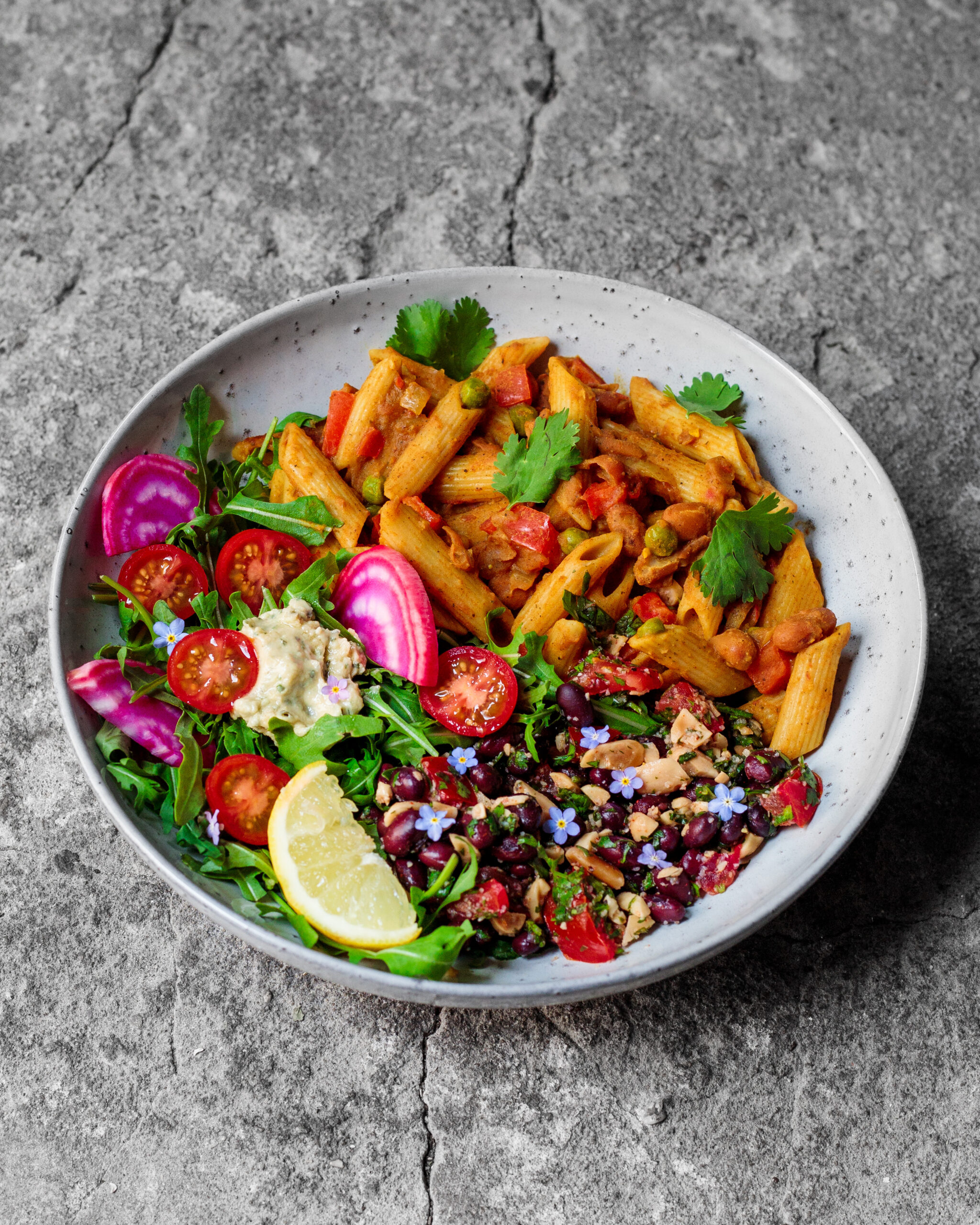 Indigo Bowl #5 - Pasta & Salsa - the indigo kitchen